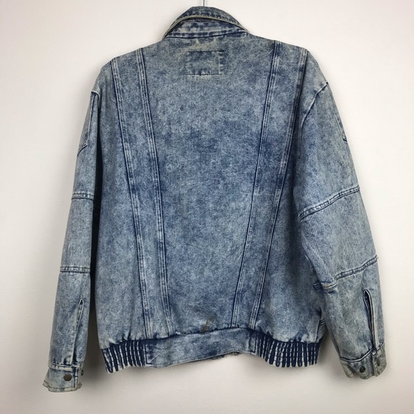Vintage | Jackets & Coats | Ruth Douglas Vintage Light Acid Wash Denim ...